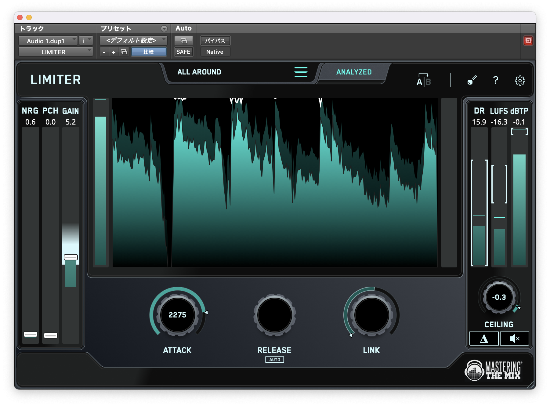 Mastering The Mix – LIMITERについて | 音の寄り道