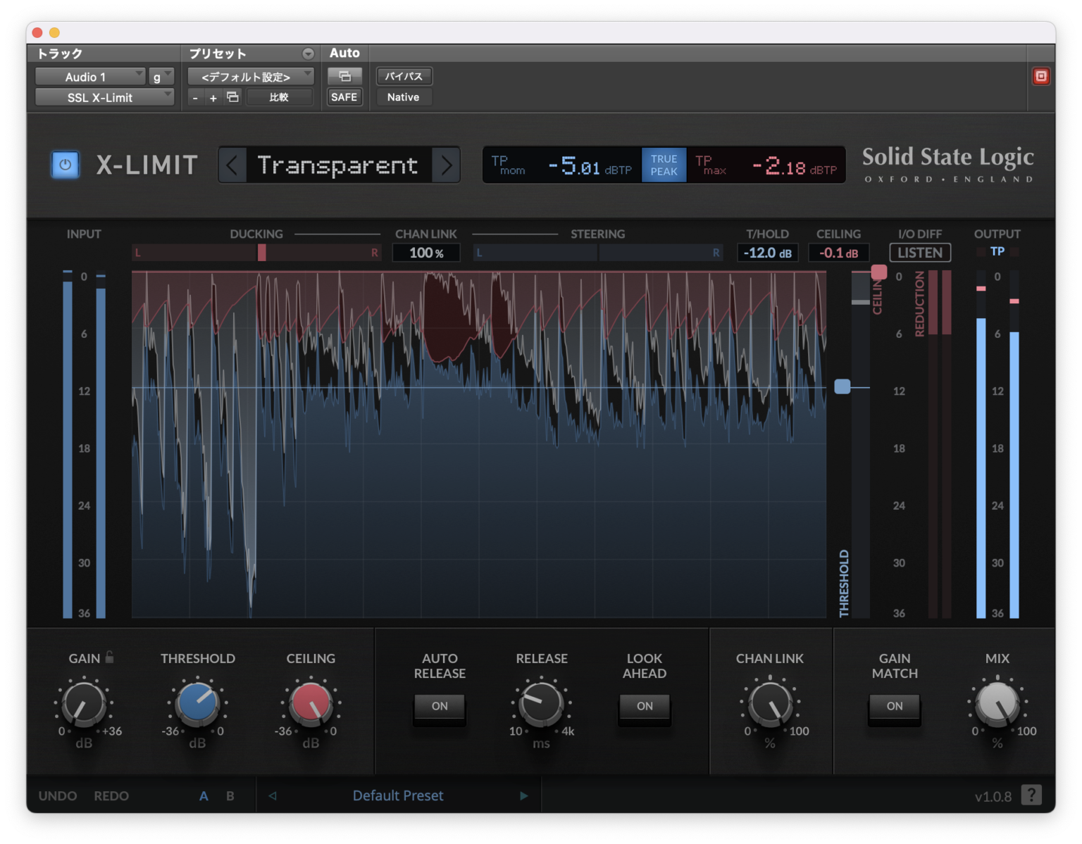 Solid State Logic – SSL X-Limitについて | 音の寄り道